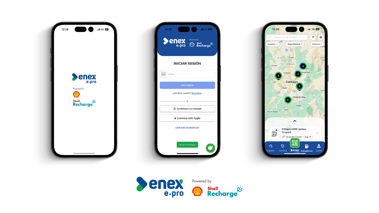 Enex E-Pro lanza nueva App de carga eléctrica - Revista de Transporte Terrestre Enex E-Pro lanza ...